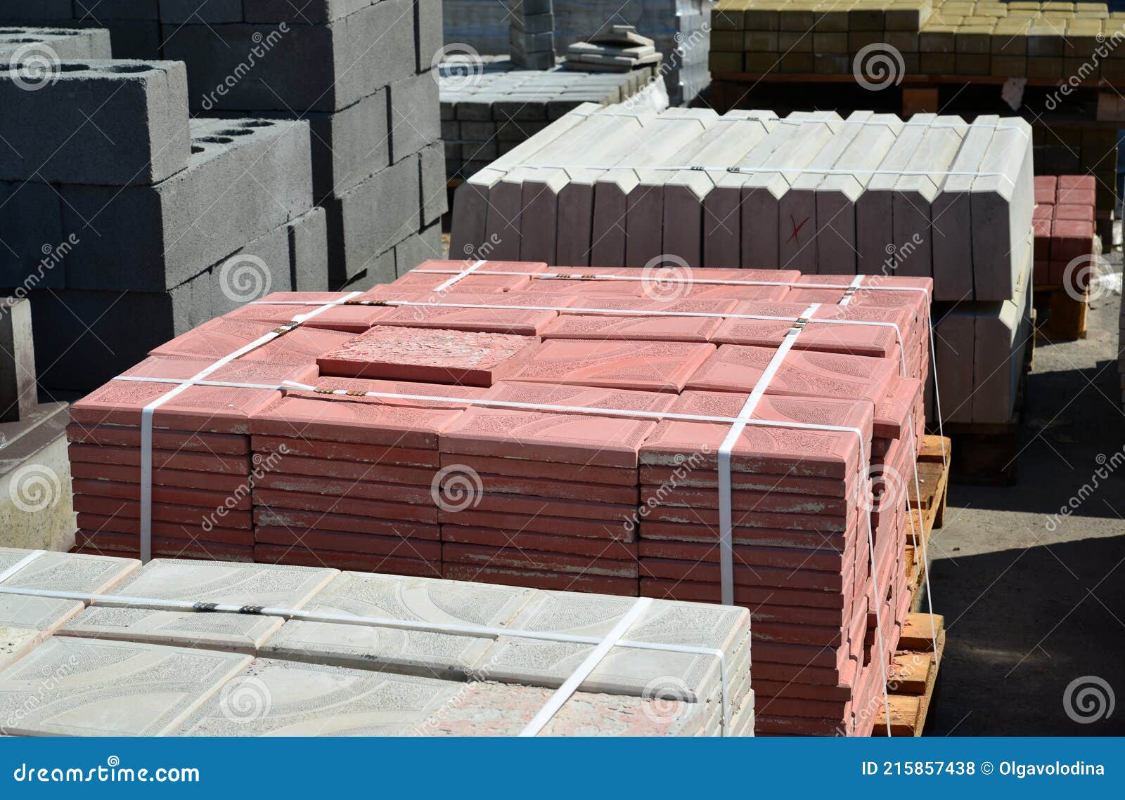 Pavement Tile in Piles Outdoors Stock Photo - Image of outsite, object ...