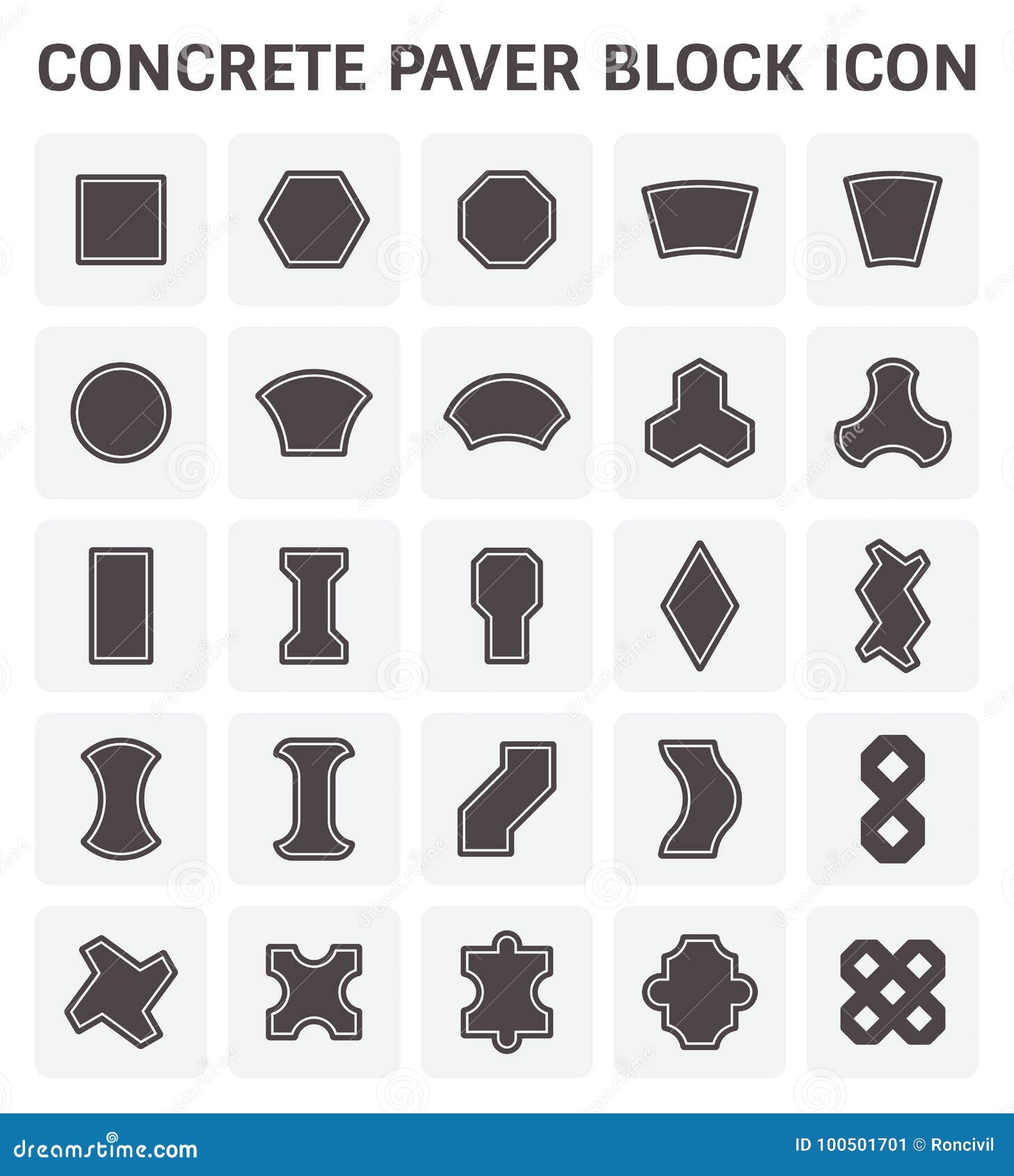 Paver Block Icon Vector Illustration | CartoonDealer.com #83571748