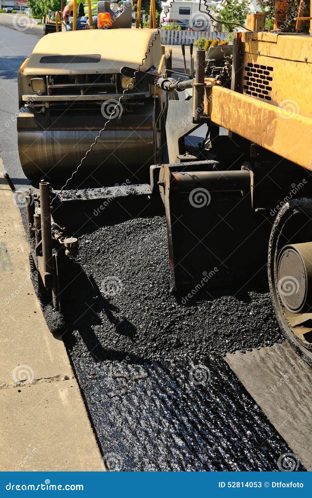 Paver stock image. Image of asphalt, paving, pave, petroleum - 52814053