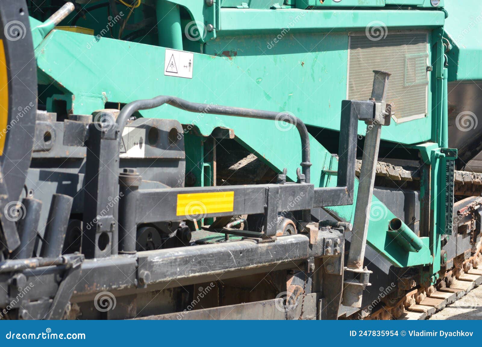 Paver technology stock photo. Image of interstate, pavement - 247835954