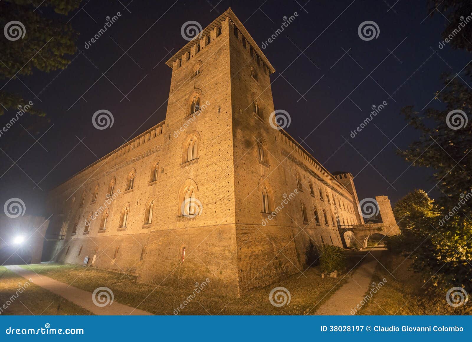 Pavia, castle stock image. Image of pavia, italy, color - 38028197