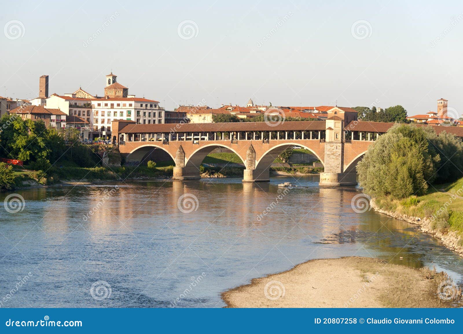 Pavia (Lombardy, Italy) stock photo. Image of city, architecture - 20807258