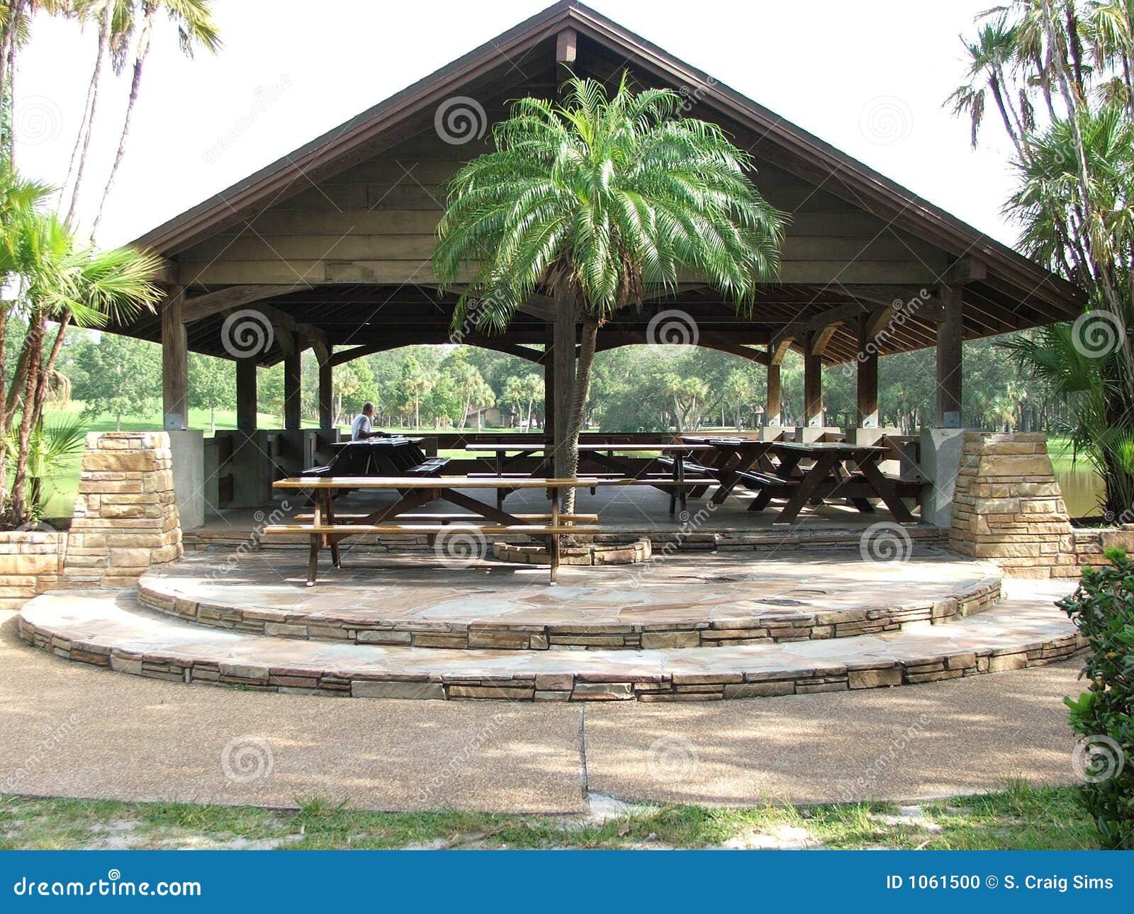 Pavilion stock photo. Image of nature, parks, tourists - 1061500