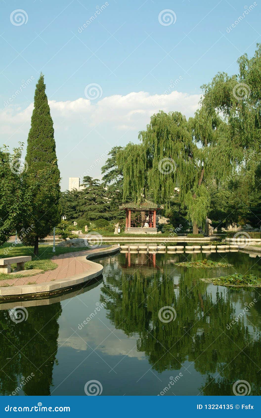 Pavilion stock image. Image of garden, classic, peaceful - 13224135