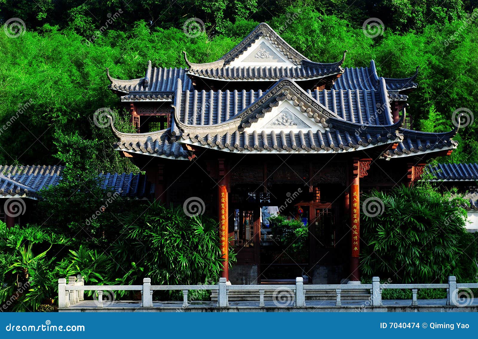Pavilion stock photo. Image of wallpaper, green, gardening - 7040474