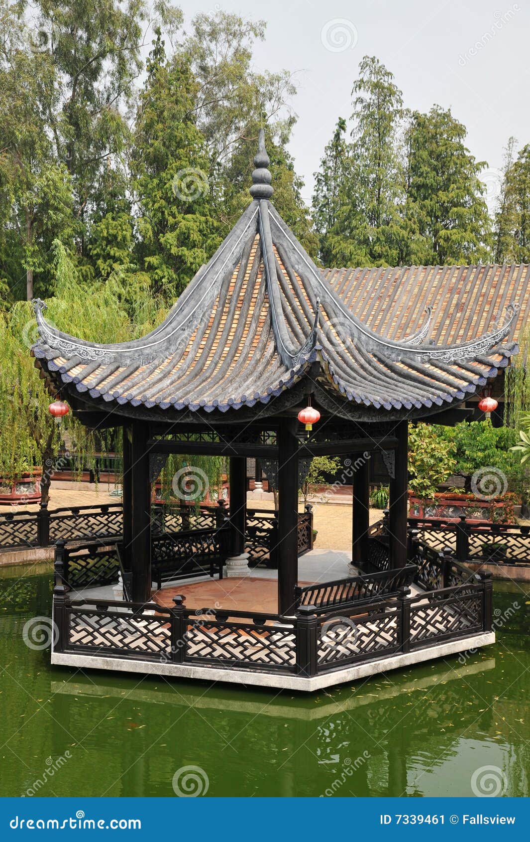 Pavilion stock image. Image of garden, fame, gardening - 7339461