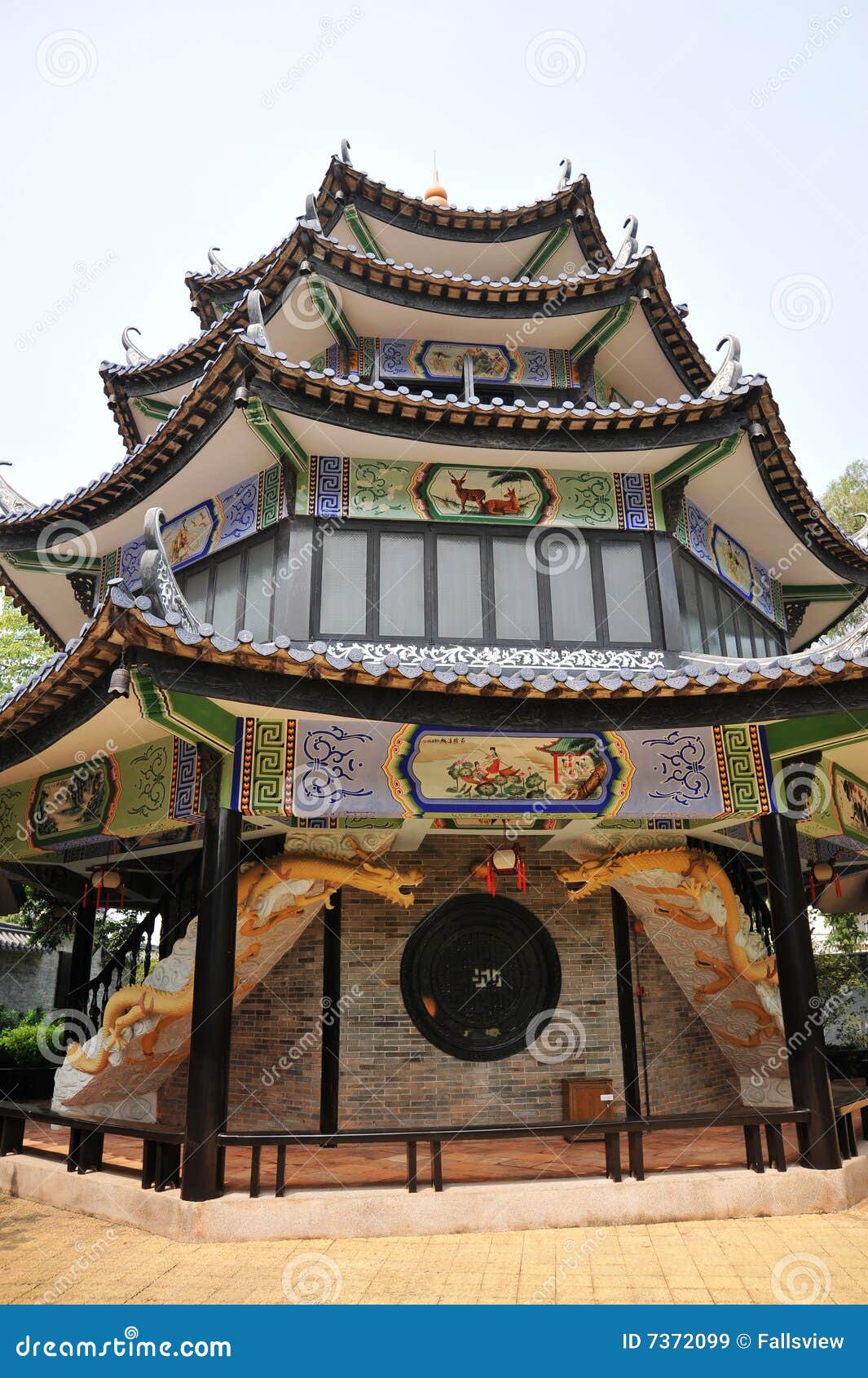 Pavilion stock image. Image of asia, history, beautiful - 7372099