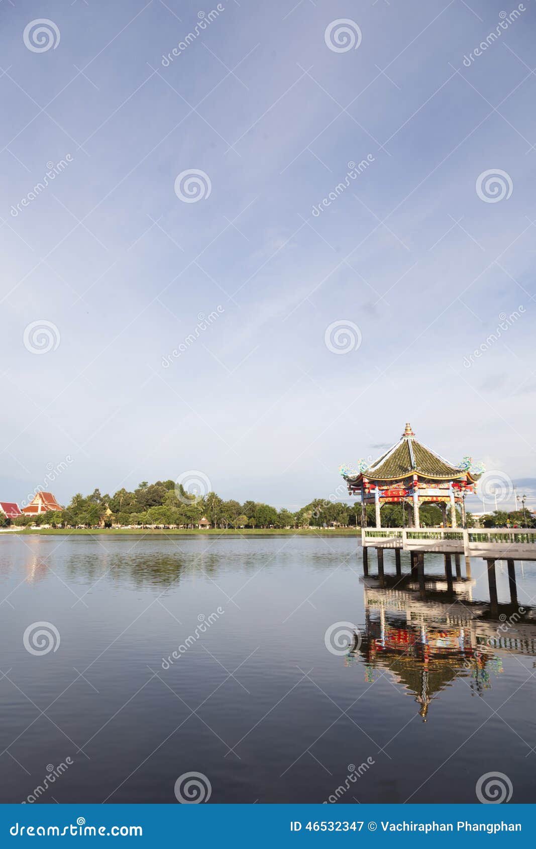 Pavilion chinese style stock image. Image of building - 46532347