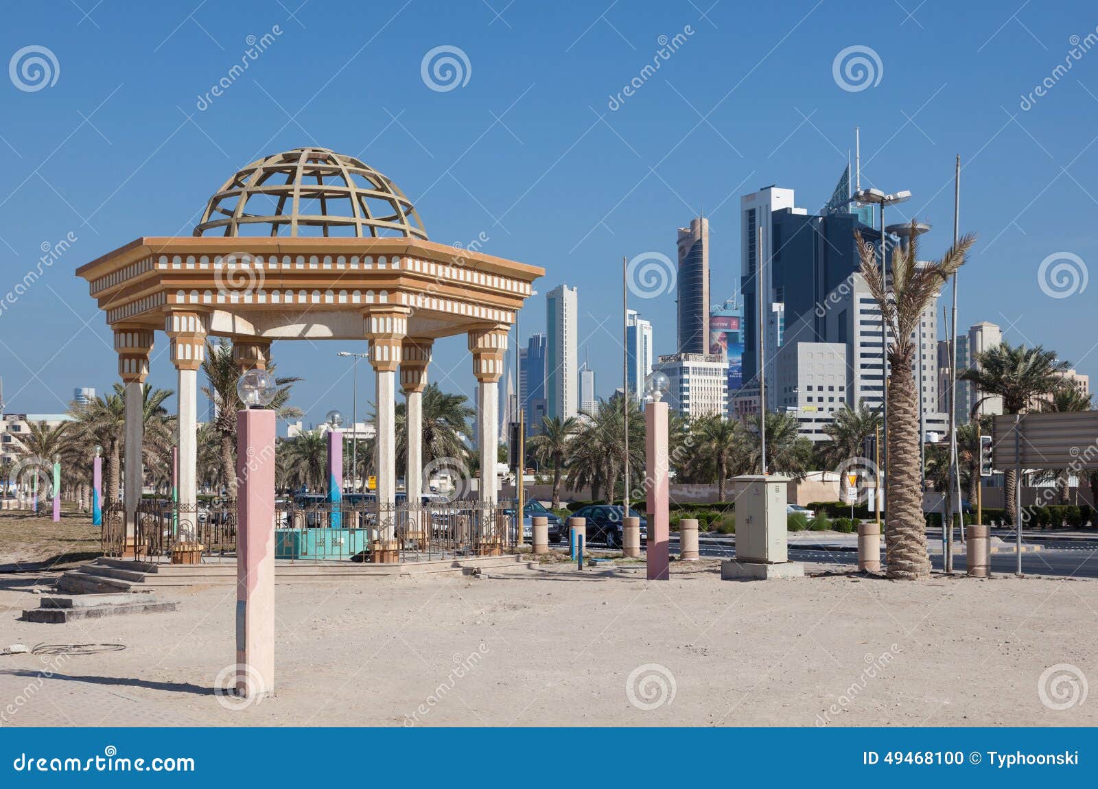 Pavilion at the Corniche in Kuwait Editorial Image - Image of kuwait ...