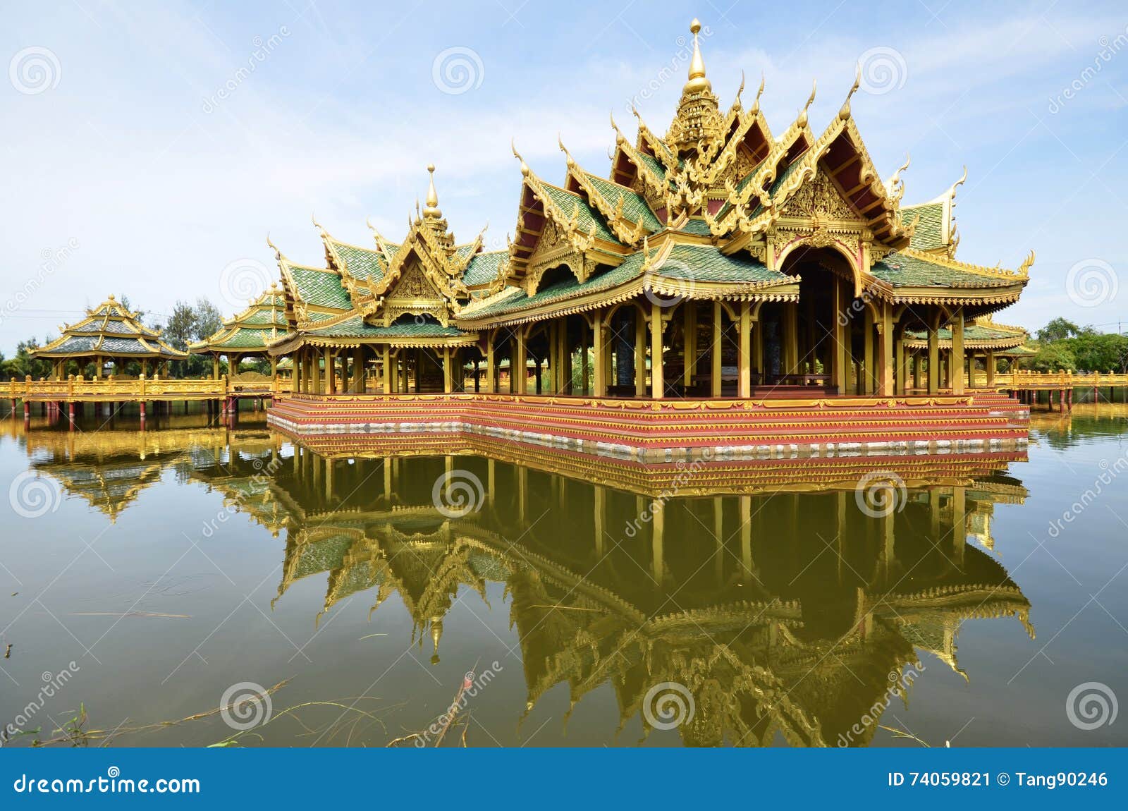 Pavilion of the Enlightened in Ancient City in Bangkok Stock Image ...
