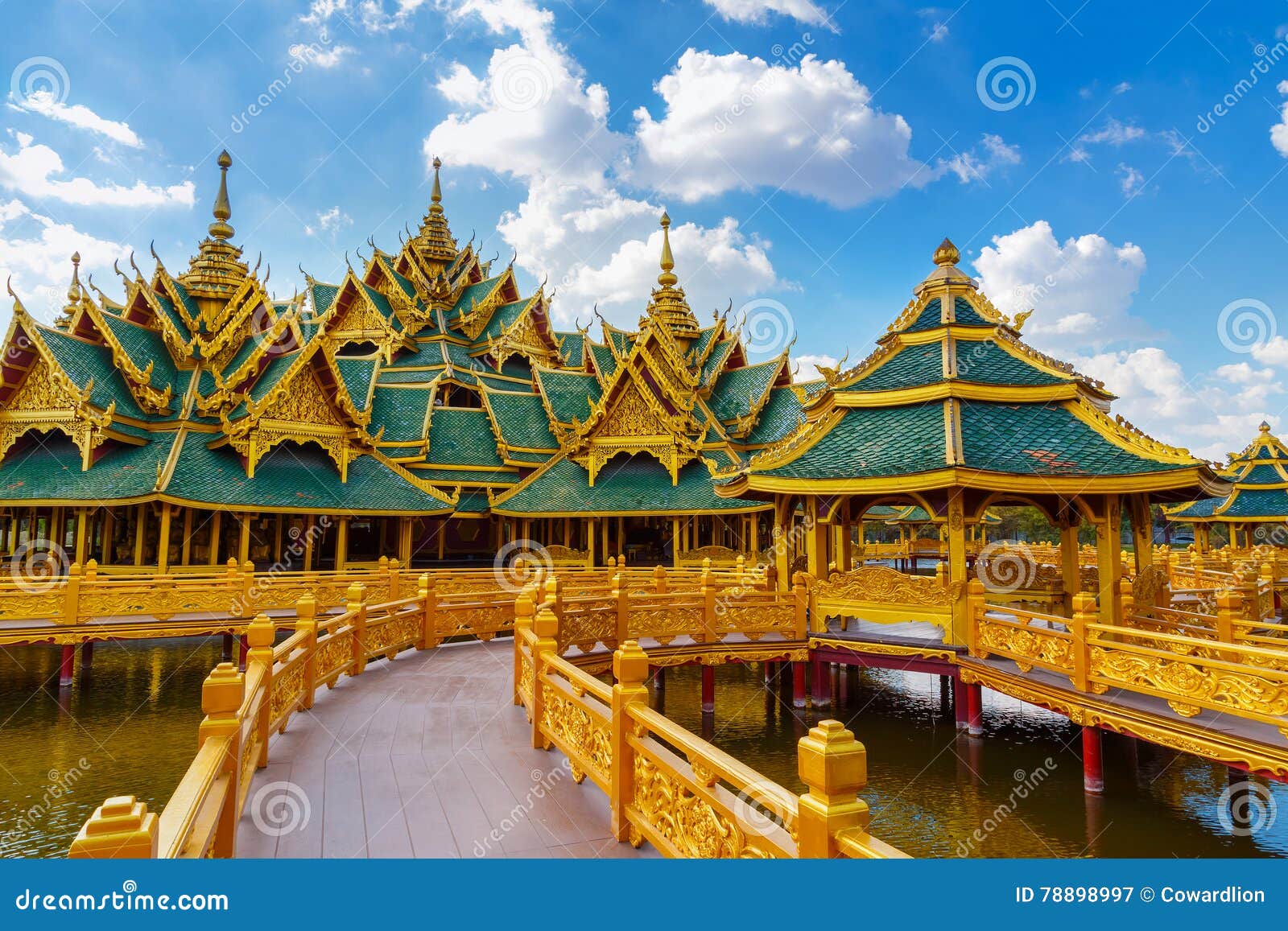 Pavilion of the Enlightened at Ancient Siam in Bangkok Stock Image ...