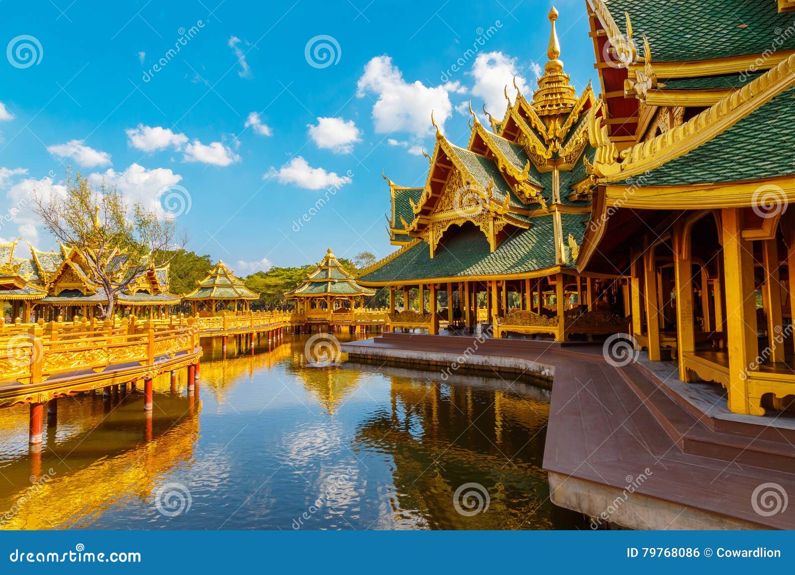 Pavilion of the Enlightened in Thailand Stock Photo - Image of ...