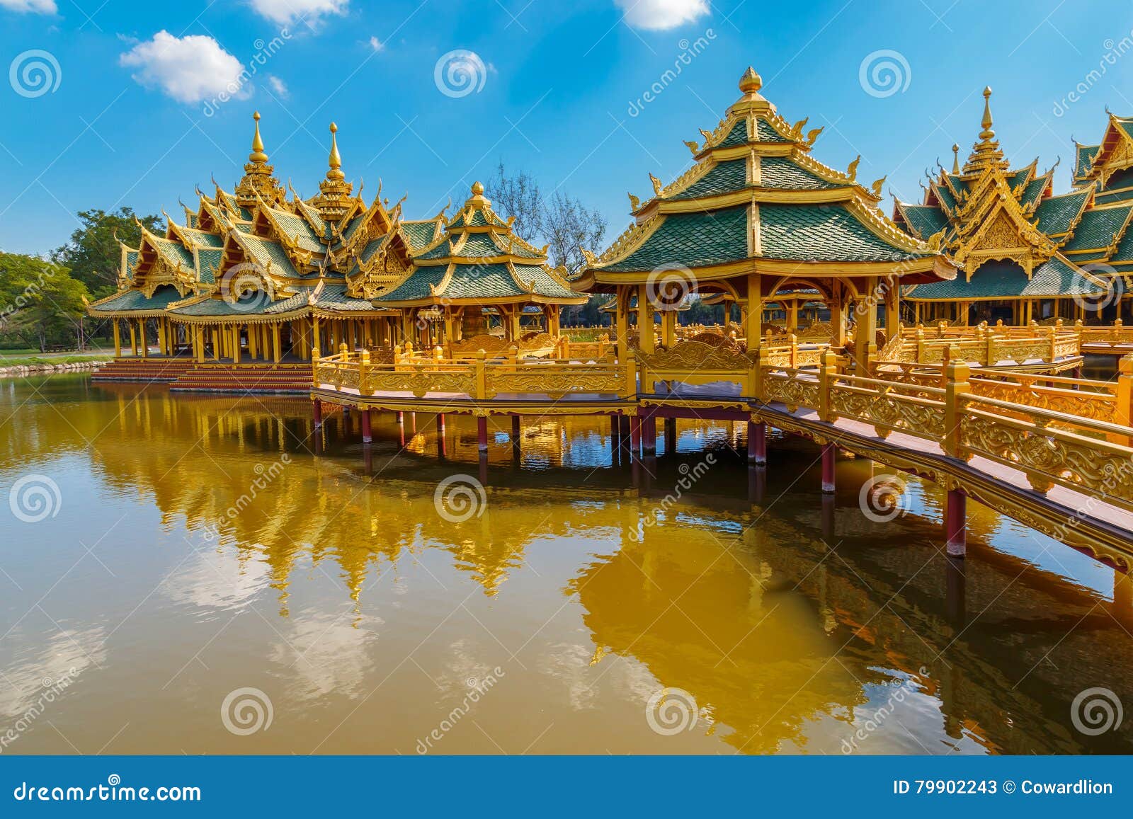 Pavilion of the Enlightened in Thailand Stock Image - Image of muang ...