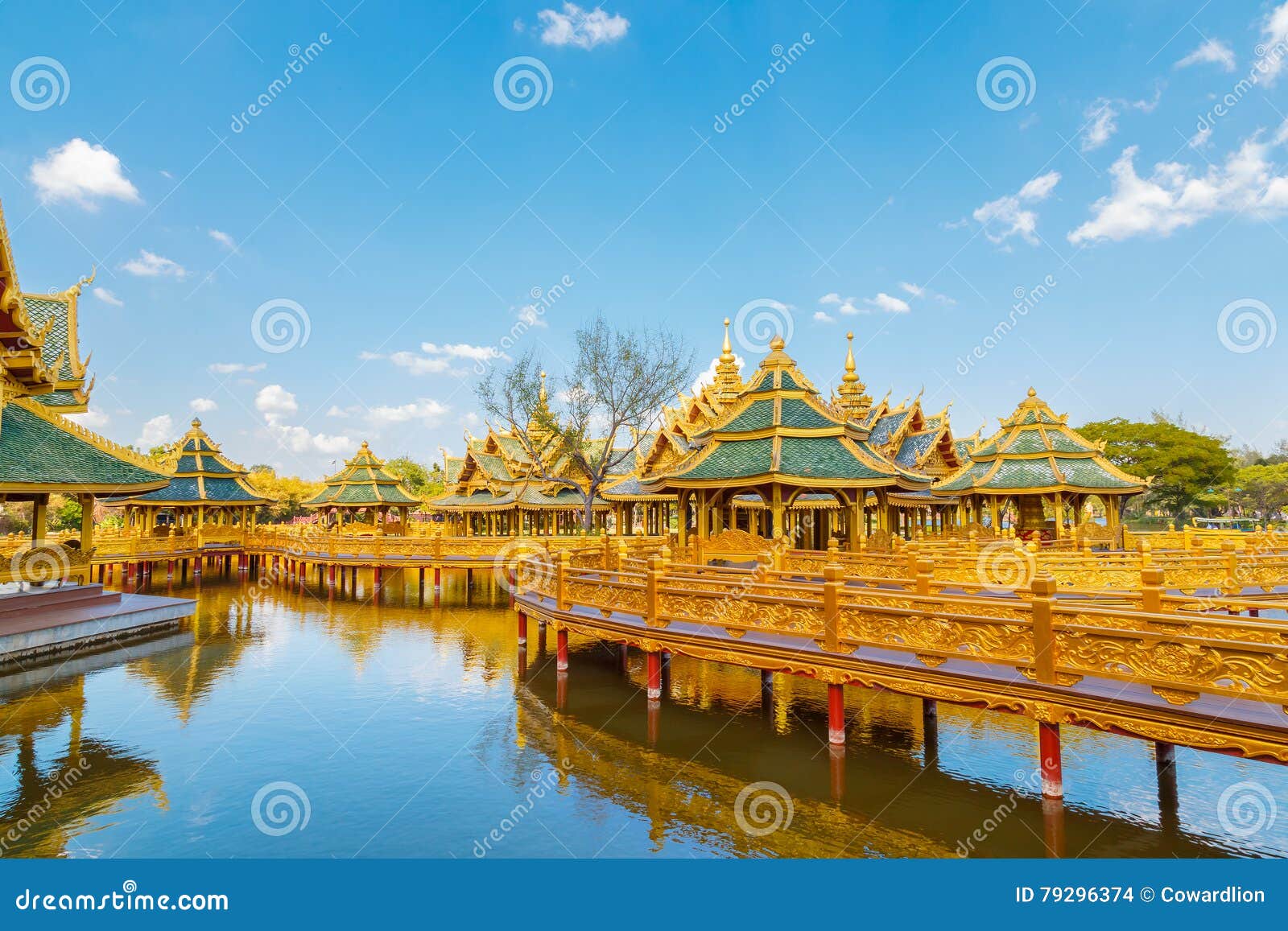 Pavilion of the Enlightened in Thailand Stock Photo - Image of boran ...