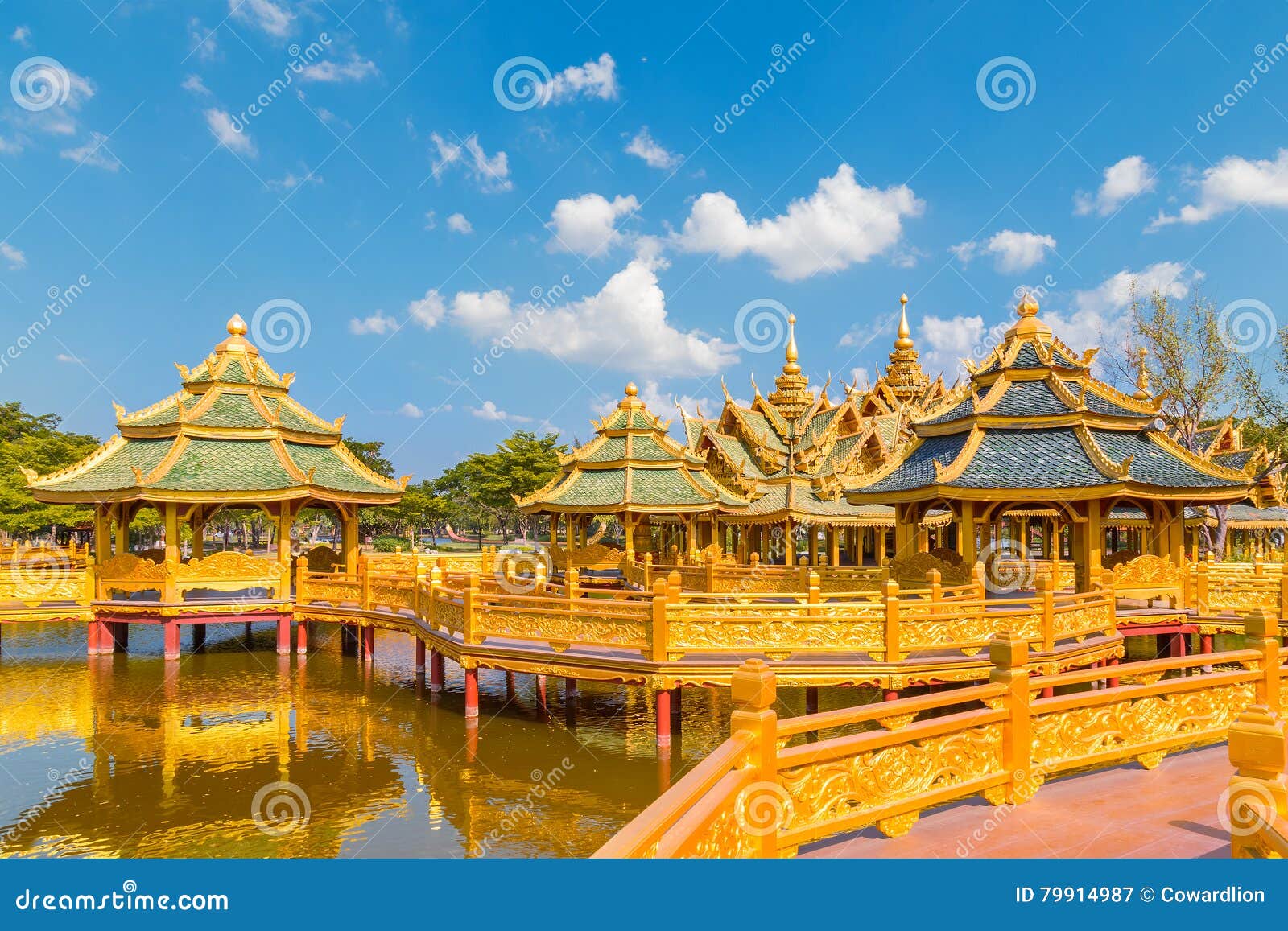 Pavilion of the Enlightened in Thailand Stock Image - Image of ...