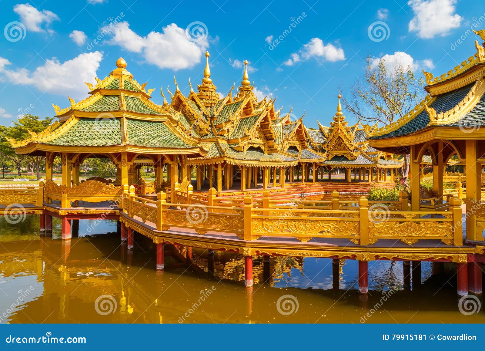 Pavilion of the Enlightened in Thailand Stock Image - Image of giant ...