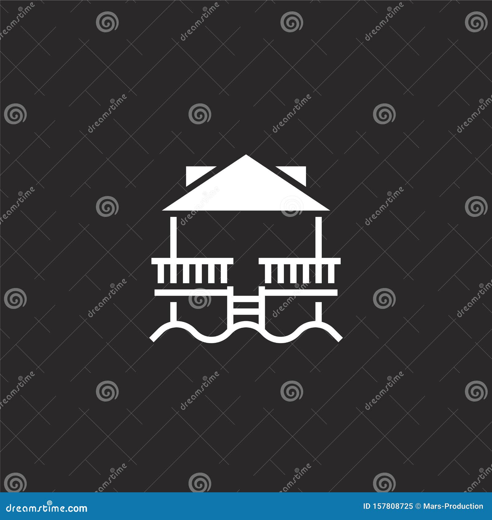 Pavilion Icon. Filled Pavilion Icon for Website Design and Mobile, App ...