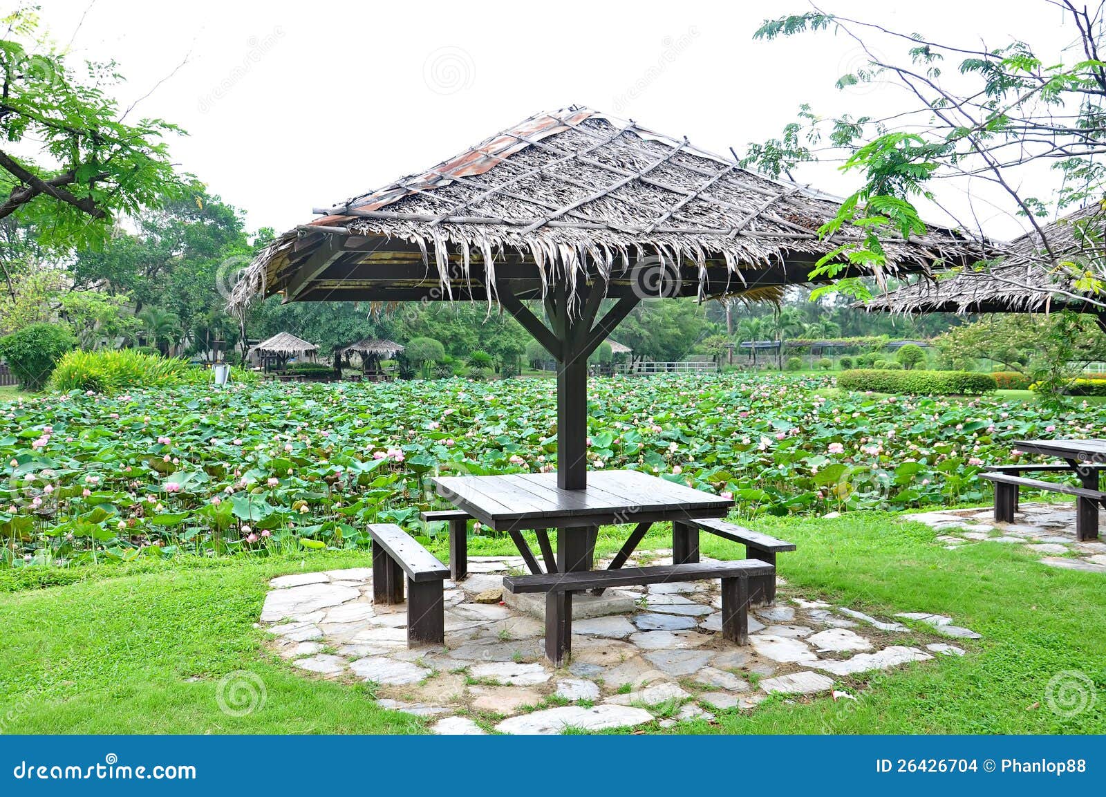 Pavilion in the park stock photo. Image of natural, traditional - 26426704
