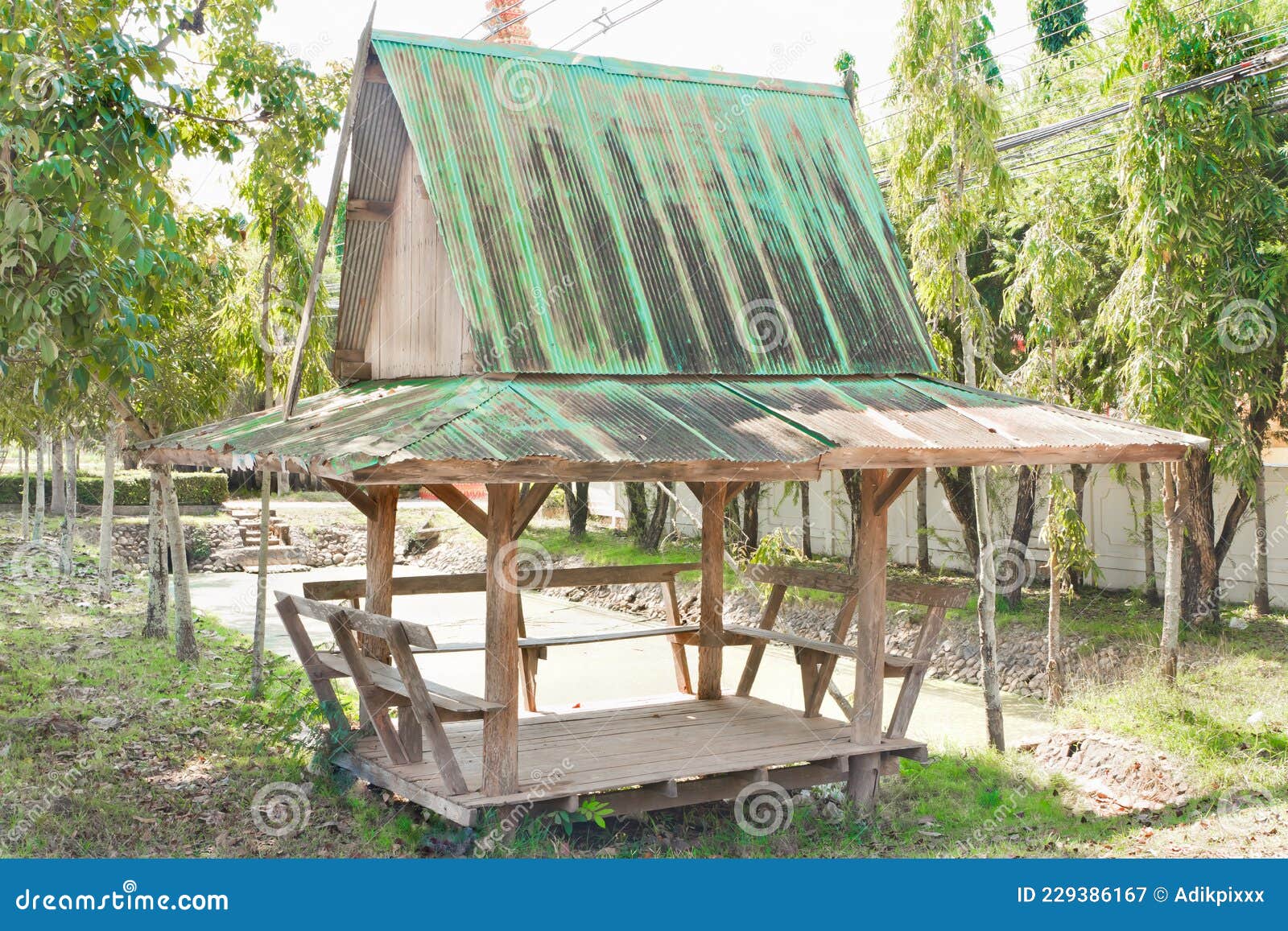Pavilion for Passengers Bus Stop Stock Image - Image of oldest, road ...