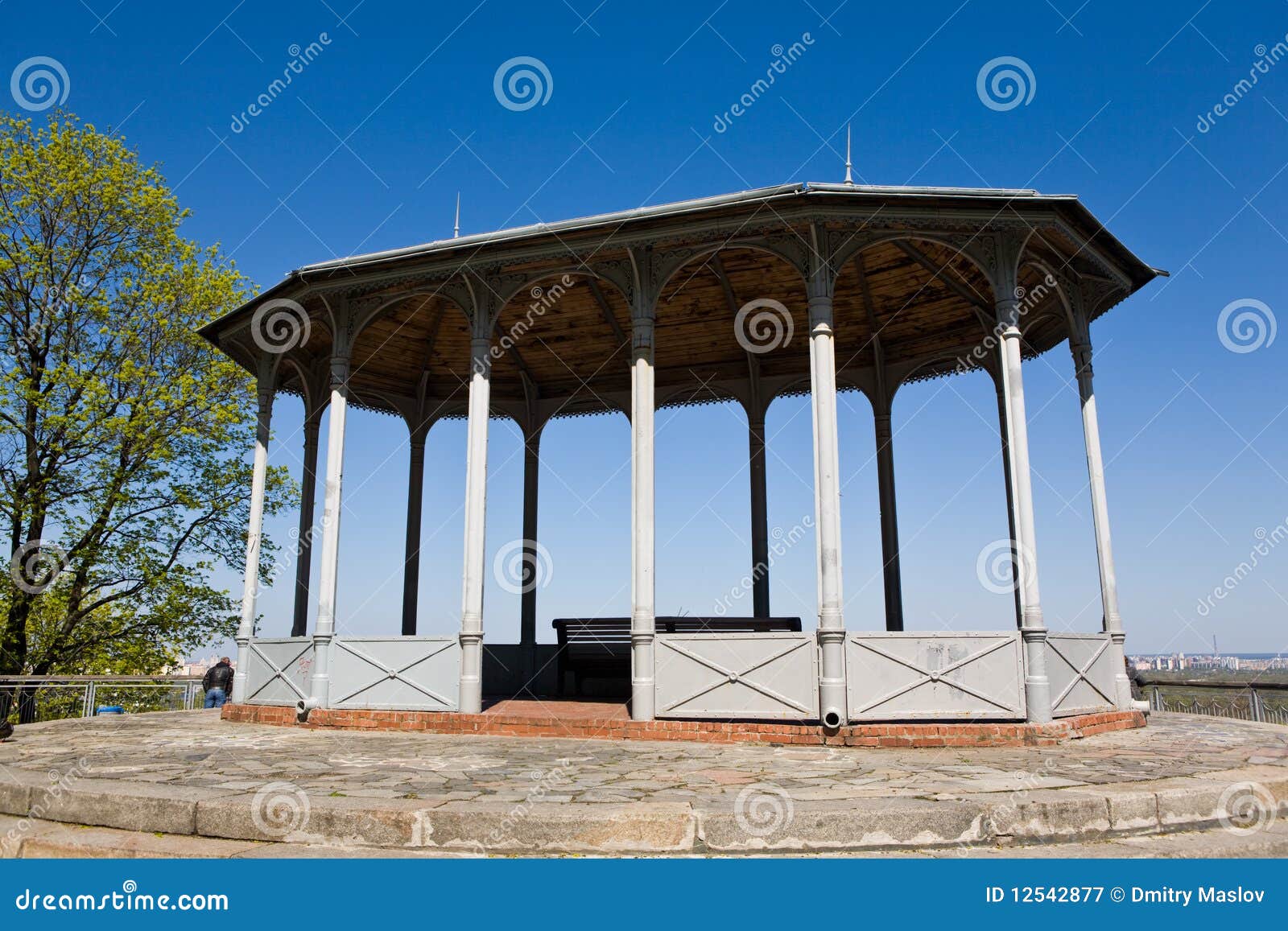 Pavilion for rest stock image. Image of view, architecture - 12542877