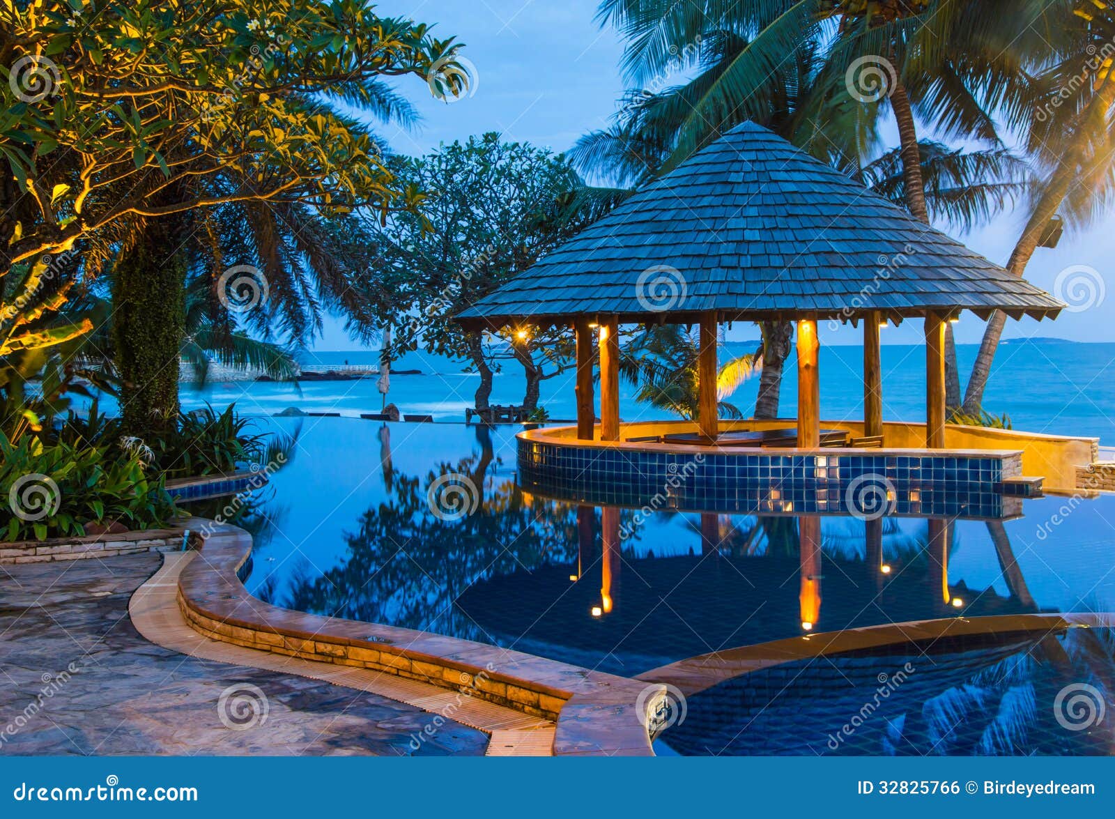 Pavilion by the sea stock photo. Image of outdoors, boardwalk - 32825766