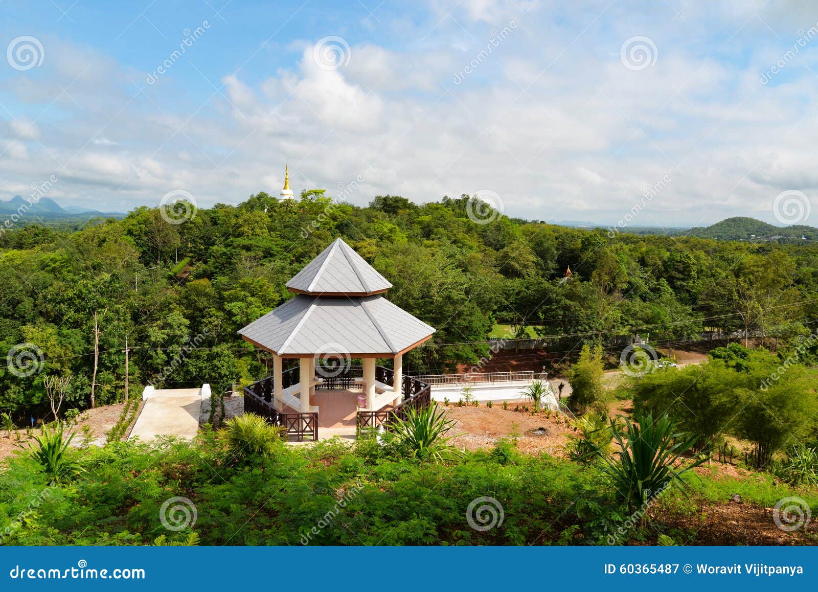 Pavilion View stock image. Image of outdoor, greenish - 60365487