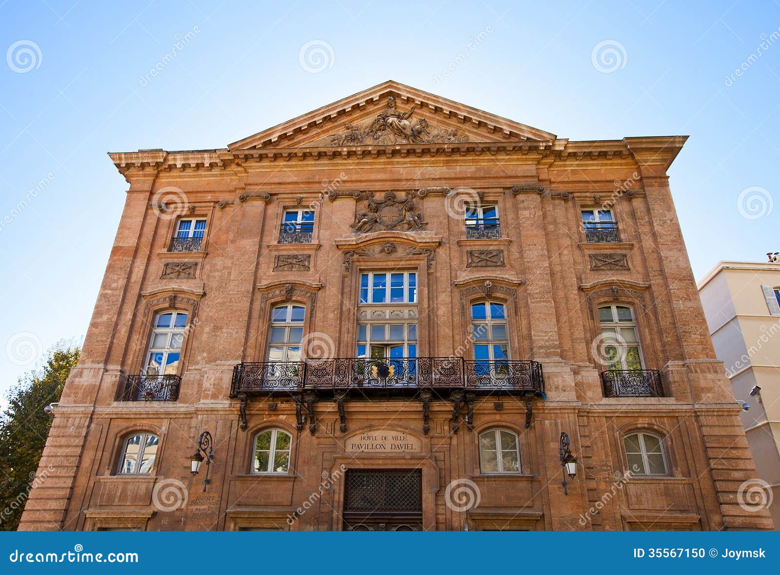 Pavillon Daviel (circa 1747). Marsella, Francia Foto de archivo ...