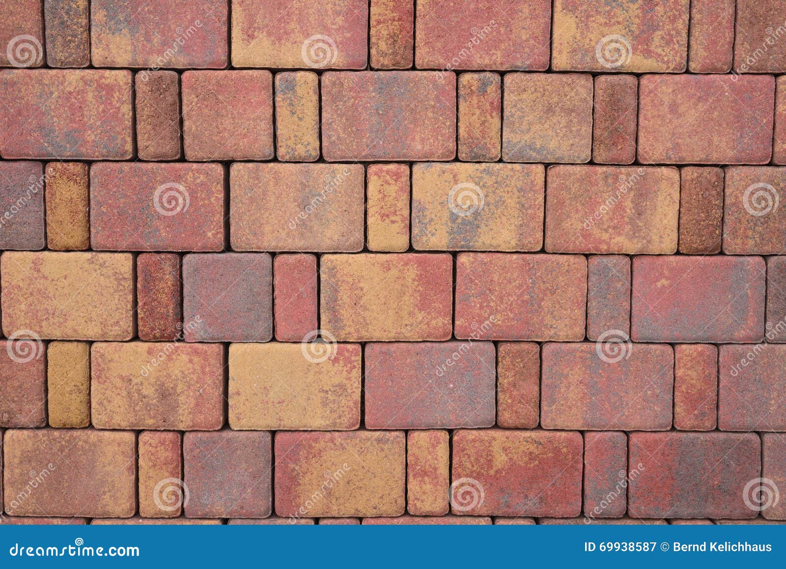 Paving Blocks Made of Colored Stones Stock Image - Image of dark ...