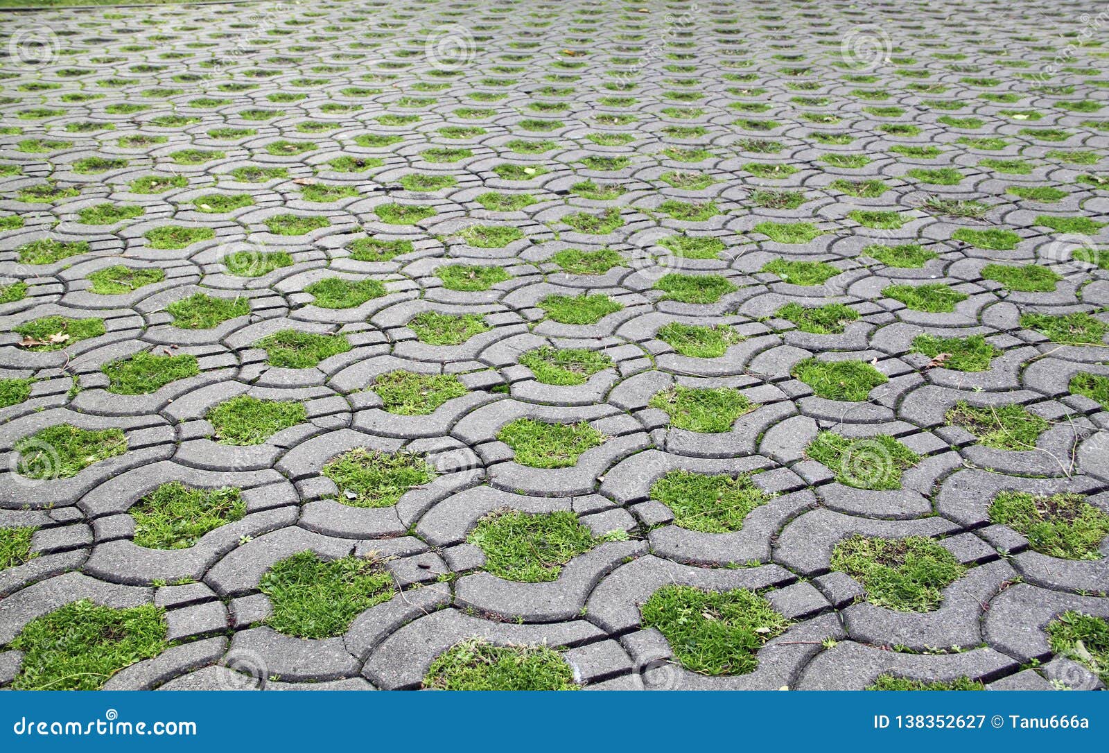 Paving Gray Tile In A Rhombus, Sand In A Tile In The Form Of A Triangle ...