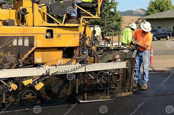Paving Machine stock photo. Image of road, residential - 52082232