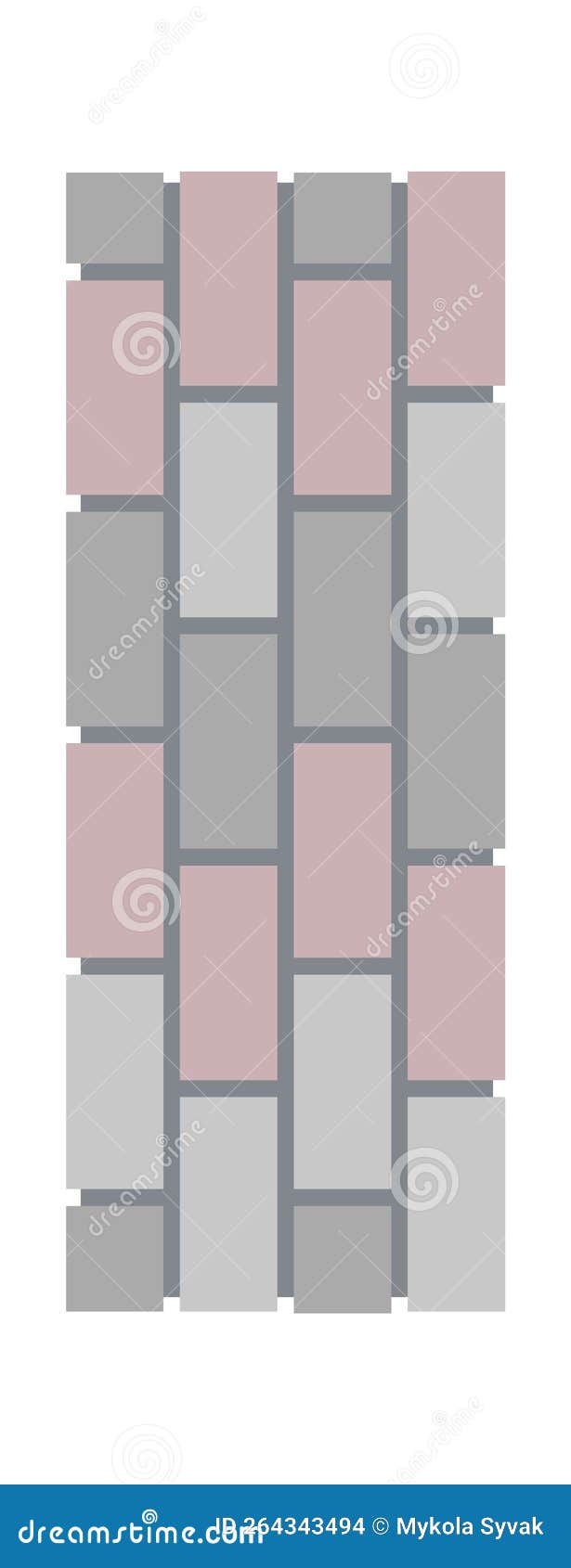 Paving Path Flat Icon Architectural and Landscape Elements Stock Vector - Illustration of ...