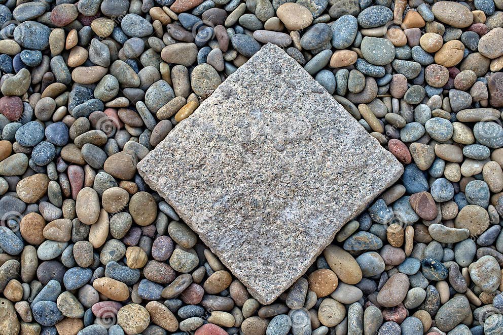 Paving pebble Patio stock image. Image of cobblestone - 80595651