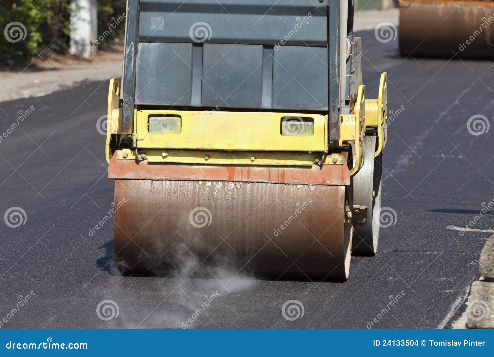 Paving Road stock photo. Image of industrial, vehicle - 24133504