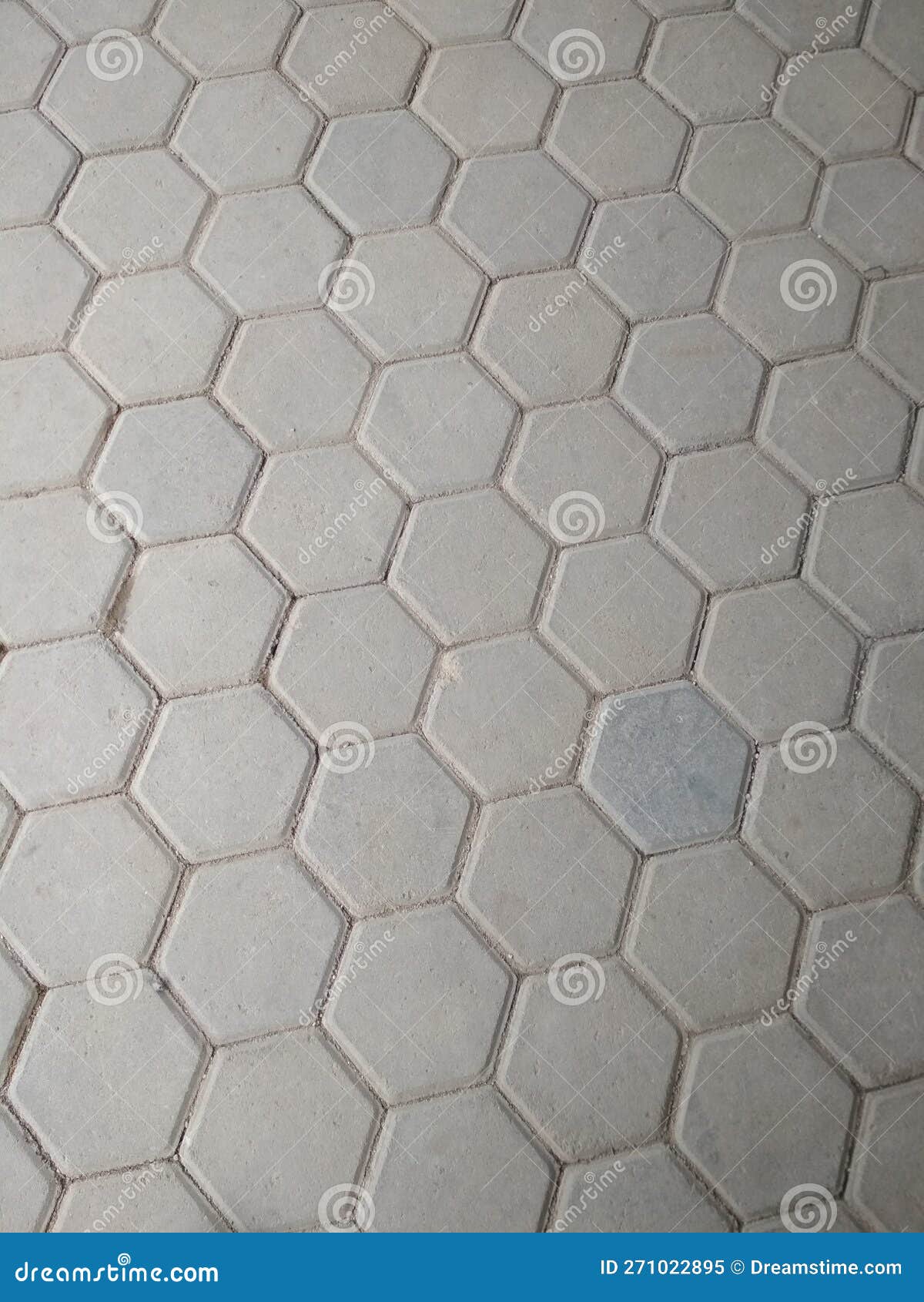 Gray Paving Roads in Hexagonal-shaped Stock Image - Image of ...