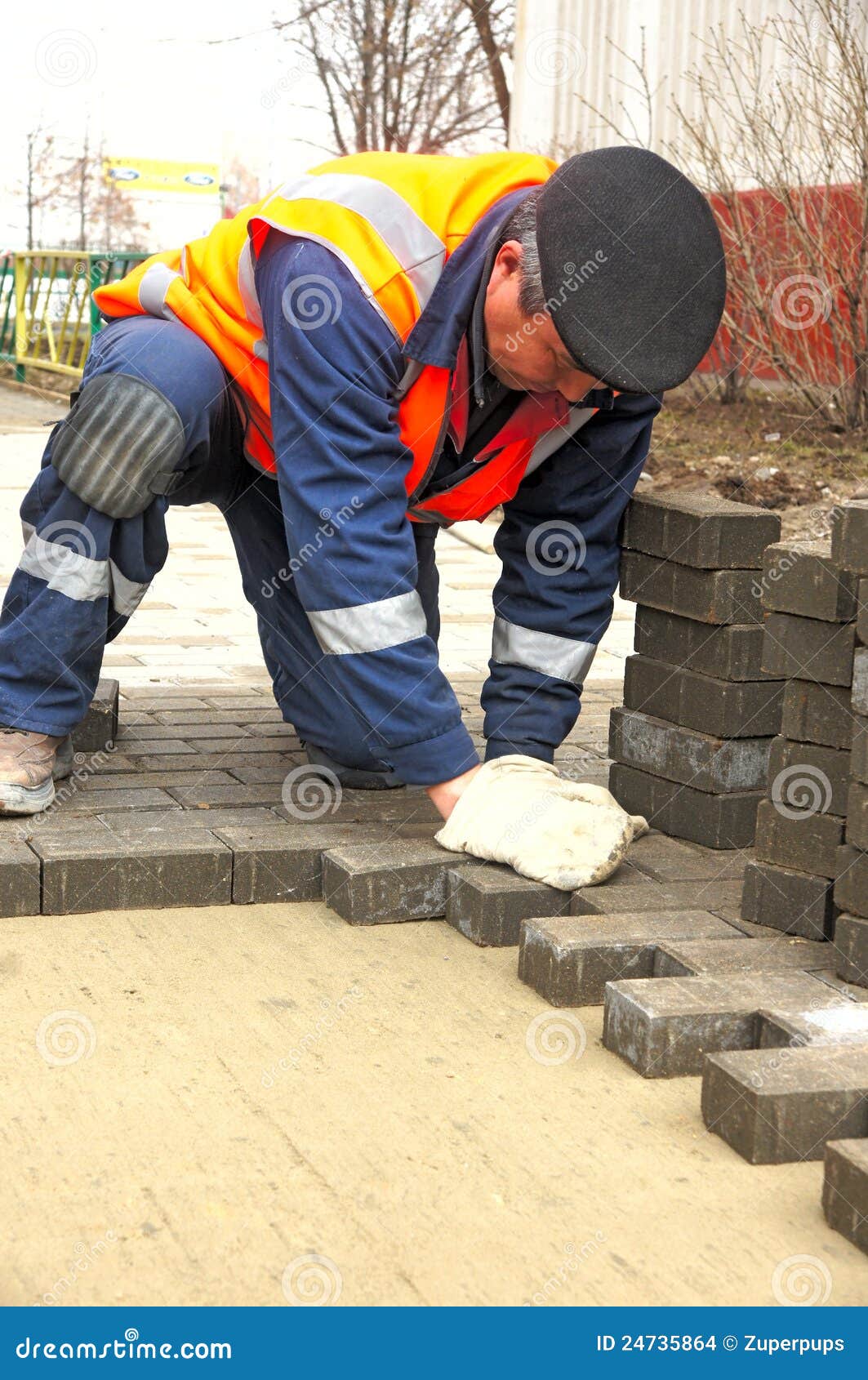 Paving slabs editorial stock image. Image of road, paving - 24735864