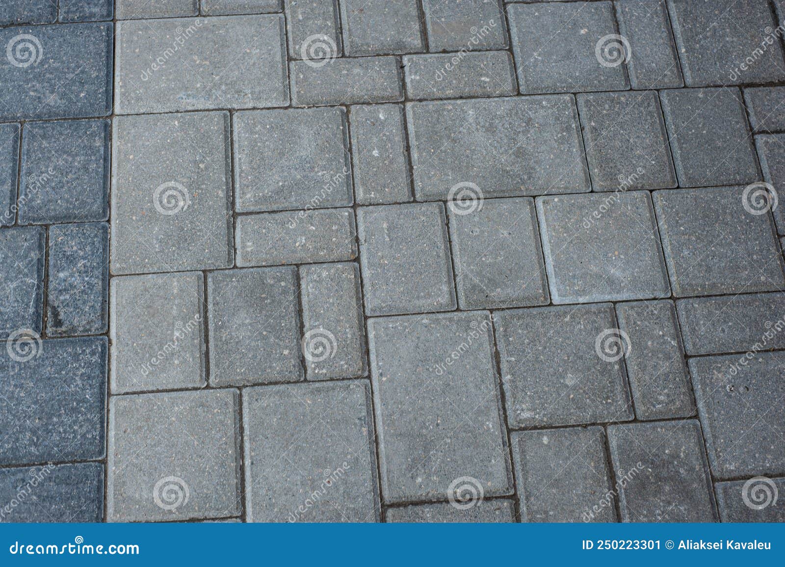 Paving Slabs of Different Colors and Shapes.Texture of Different ...