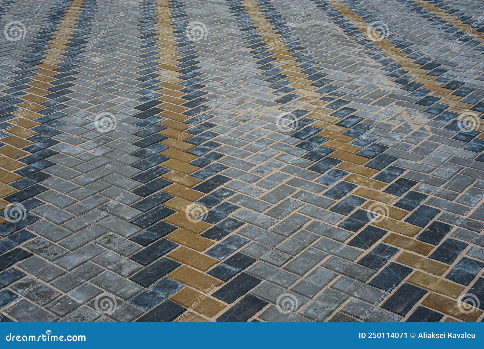 Paving Slabs of Different Colors and Shapes.Texture of Different ...
