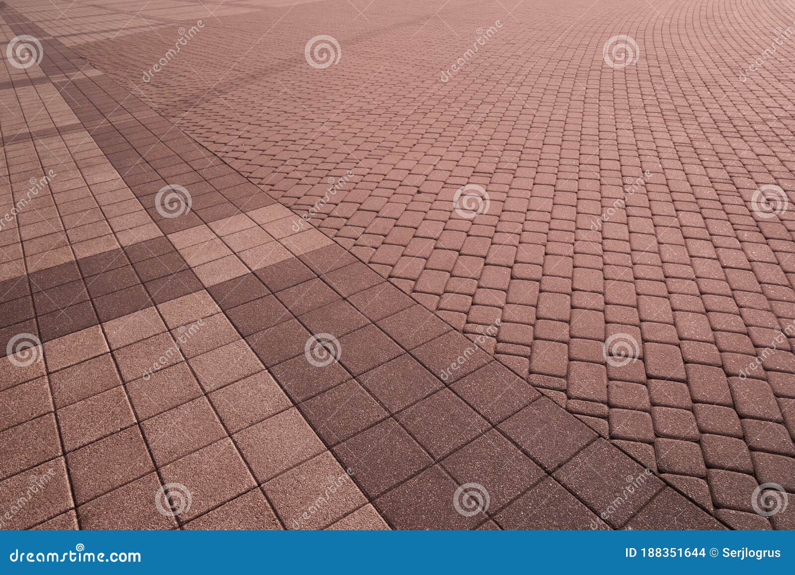 Paving Slabs Laid on a City Square Stock Photo - Image of construction ...