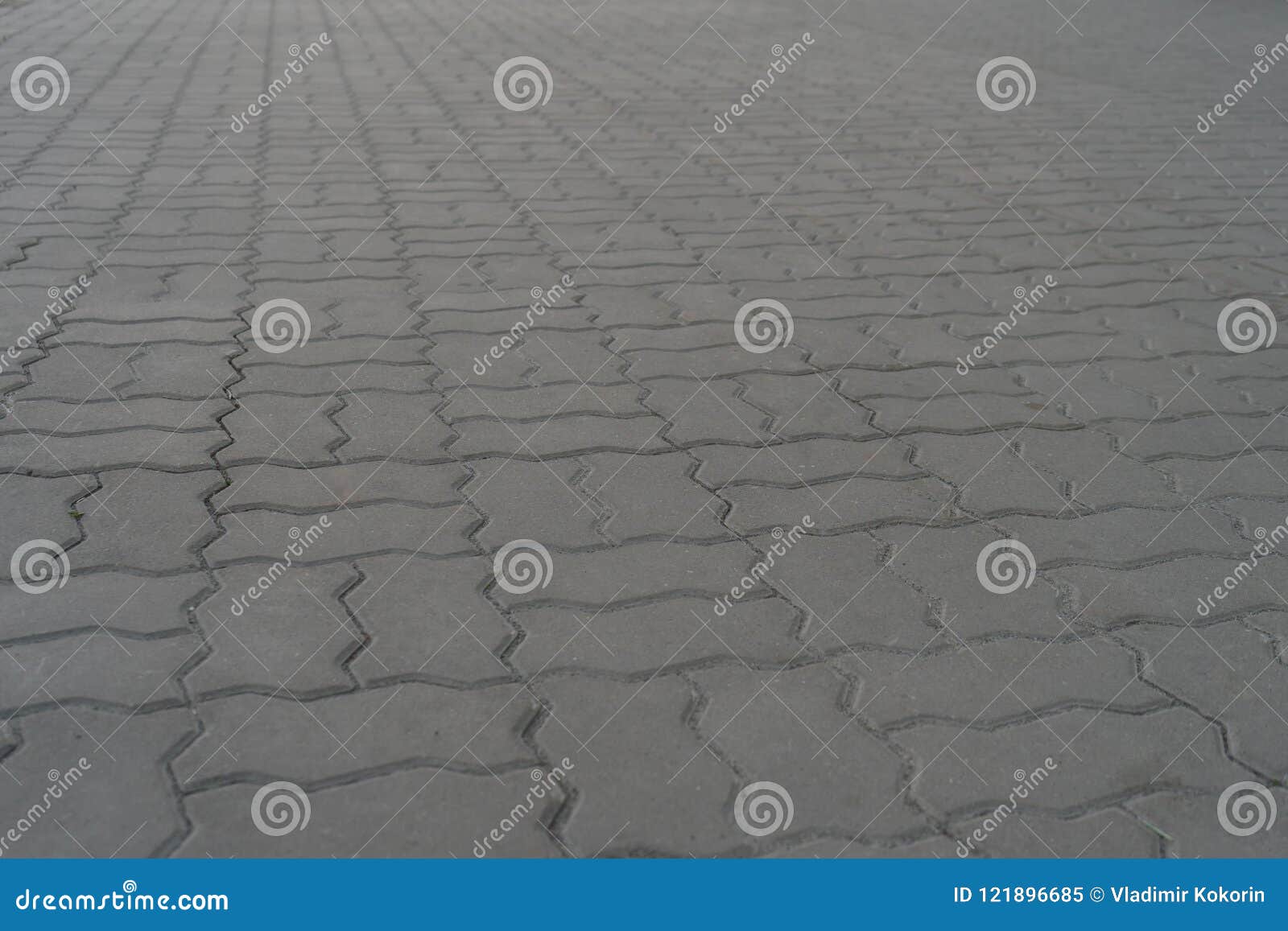 Paving Slabs on the Path from the Side. Stock Image - Image of abstract ...