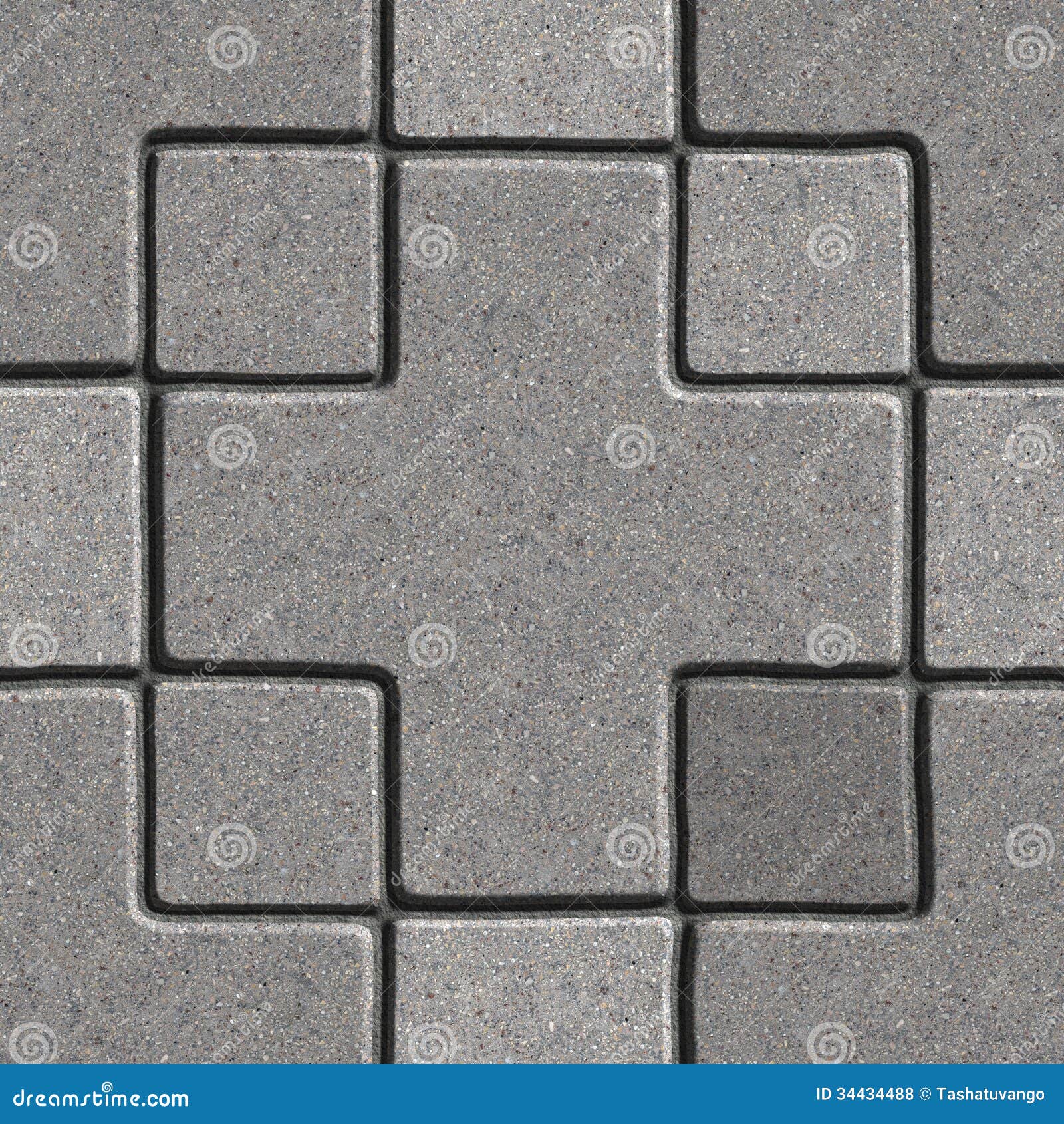 Paving Slabs. Seamless Tileable Texture. Stock Photo - Image of cross ...