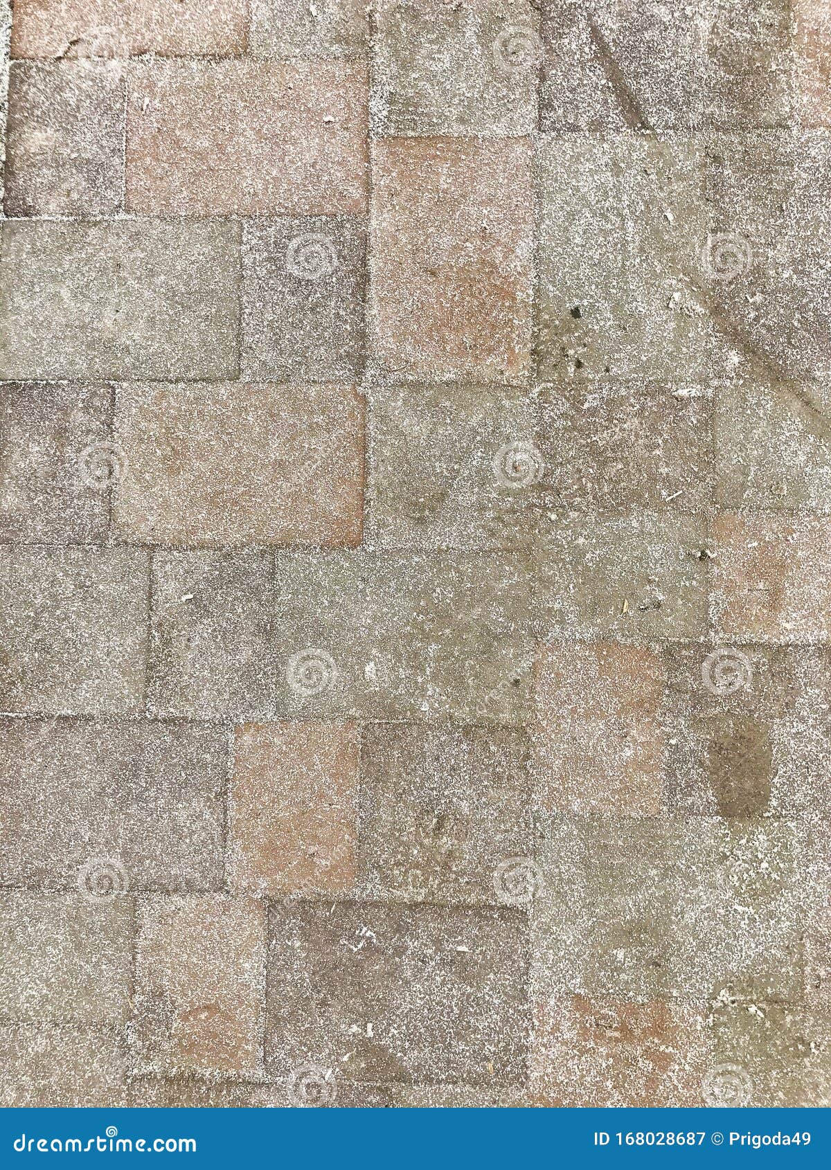 Paving Slabs with a Sharp Structure and Strict Forms. Stock Image ...