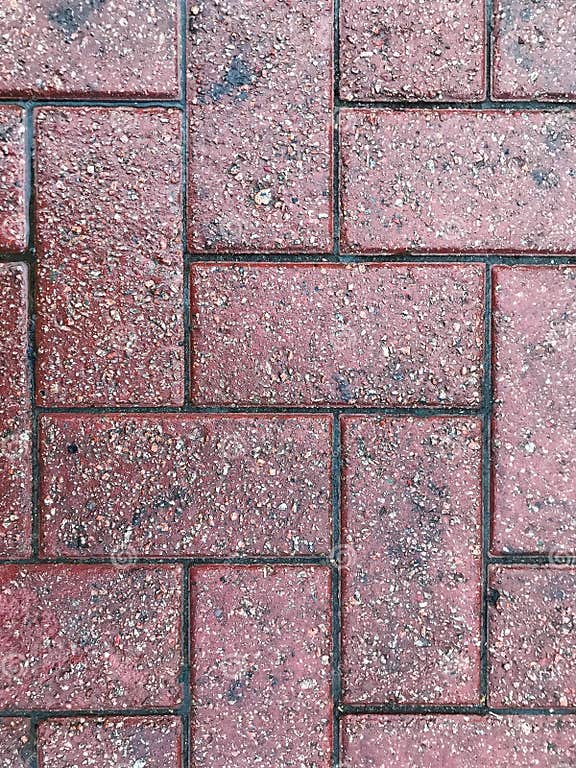 Paving Slabs with a Sharp Structure and Strict Forms. Stock Photo ...