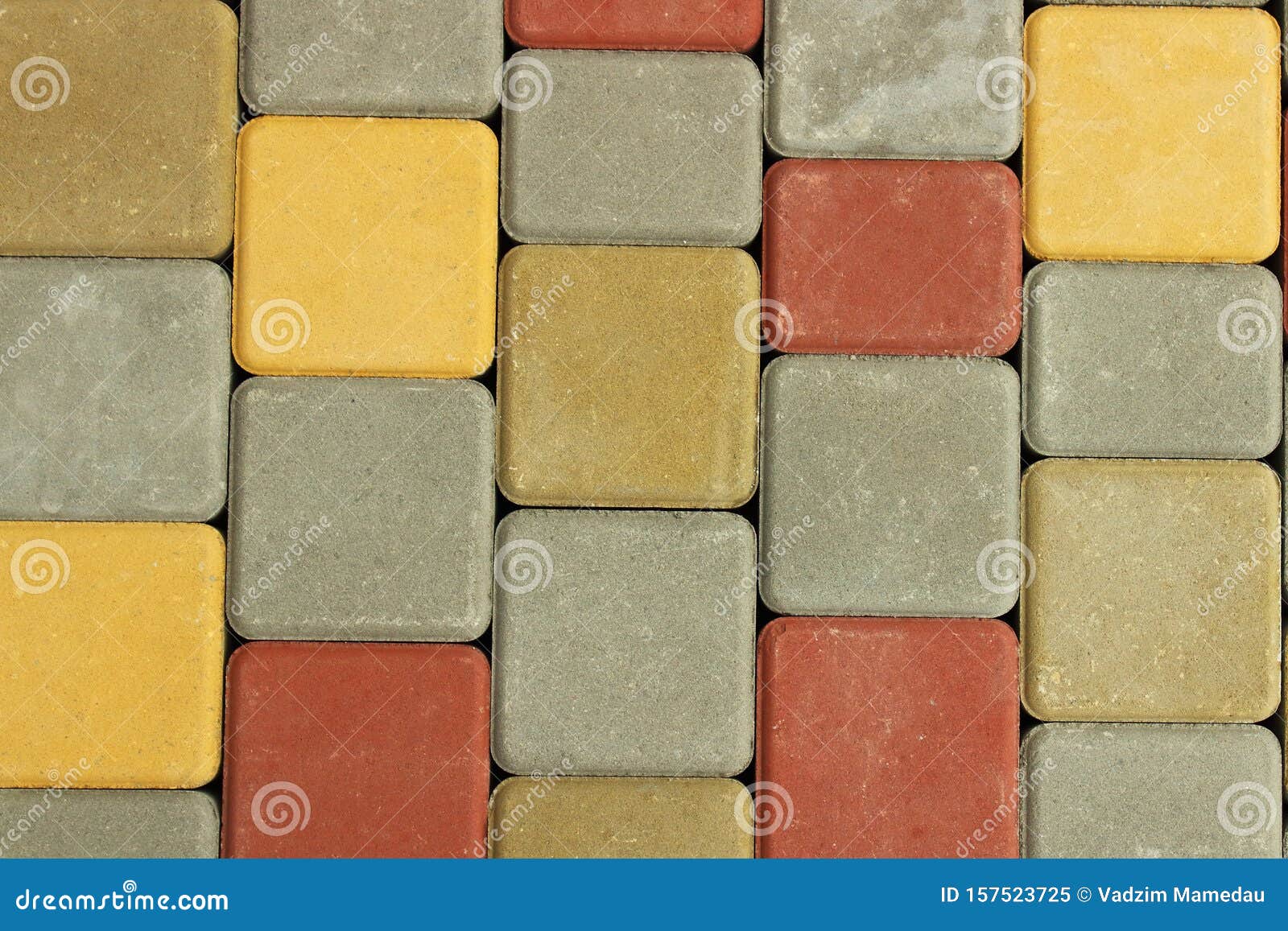 Paving Slabs Texture Background Close Stock Image - Image of cube ...