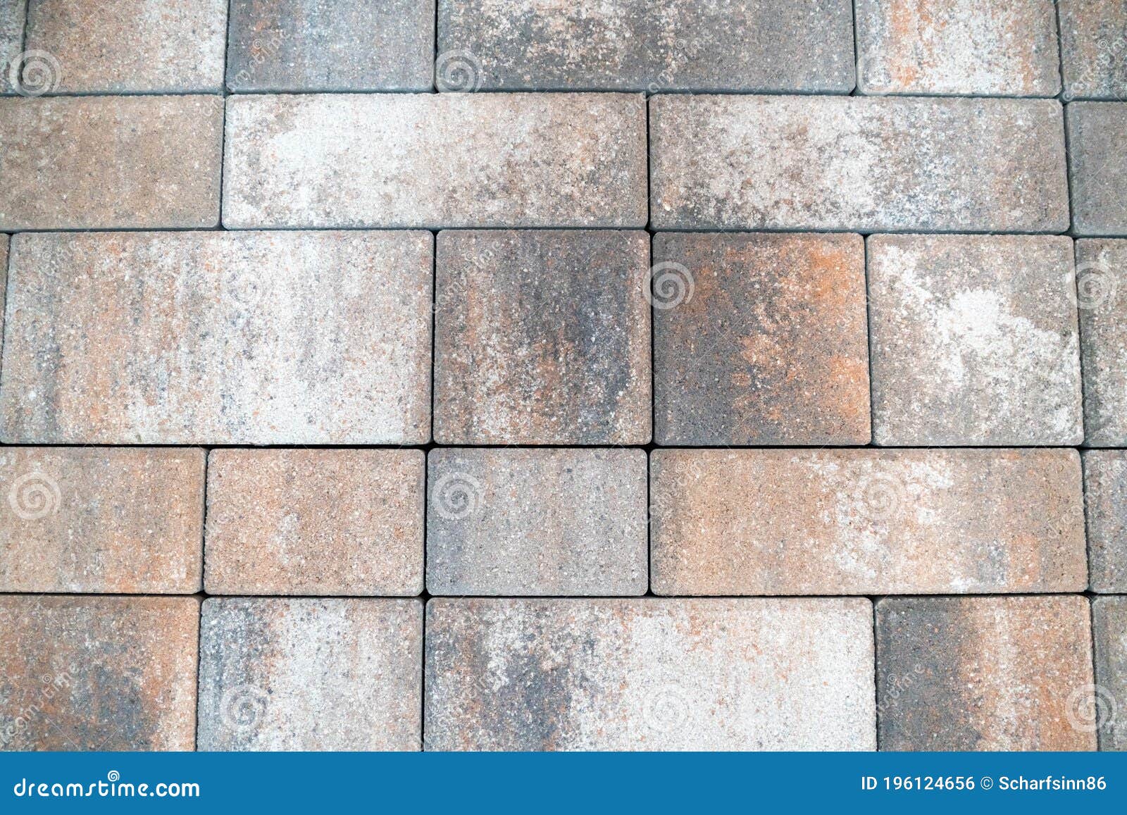 Stone Paving Of Squares And Streets Of Various Formats And Sizes And ...