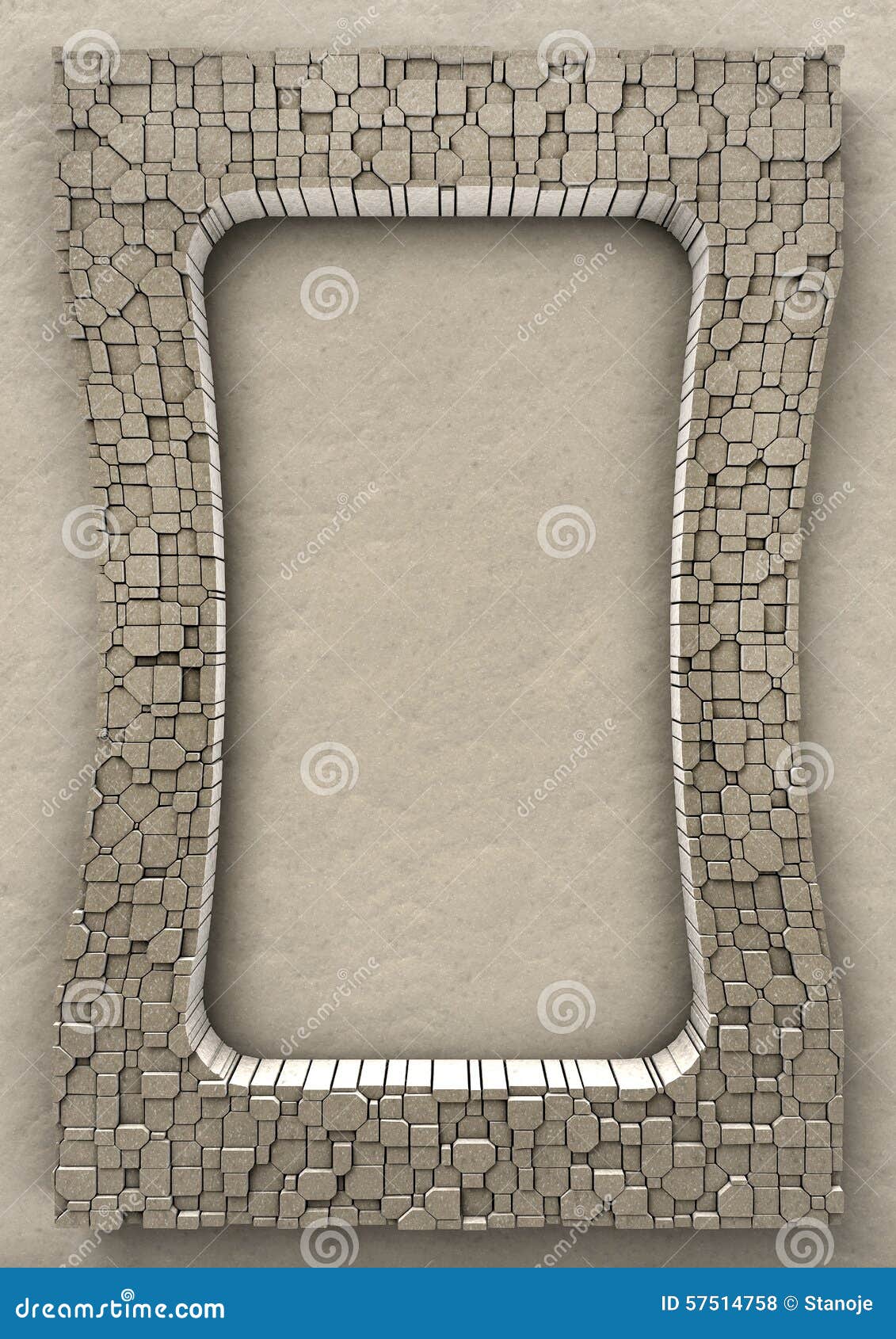 Paving stone frame stock photo. Image of cube, brick - 57514758