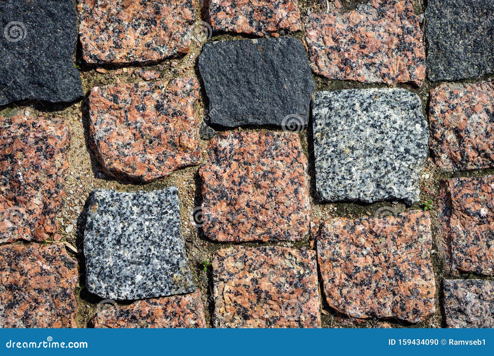 Paving Stone Made of Natural Stone Stock Photo - Image of construction ...