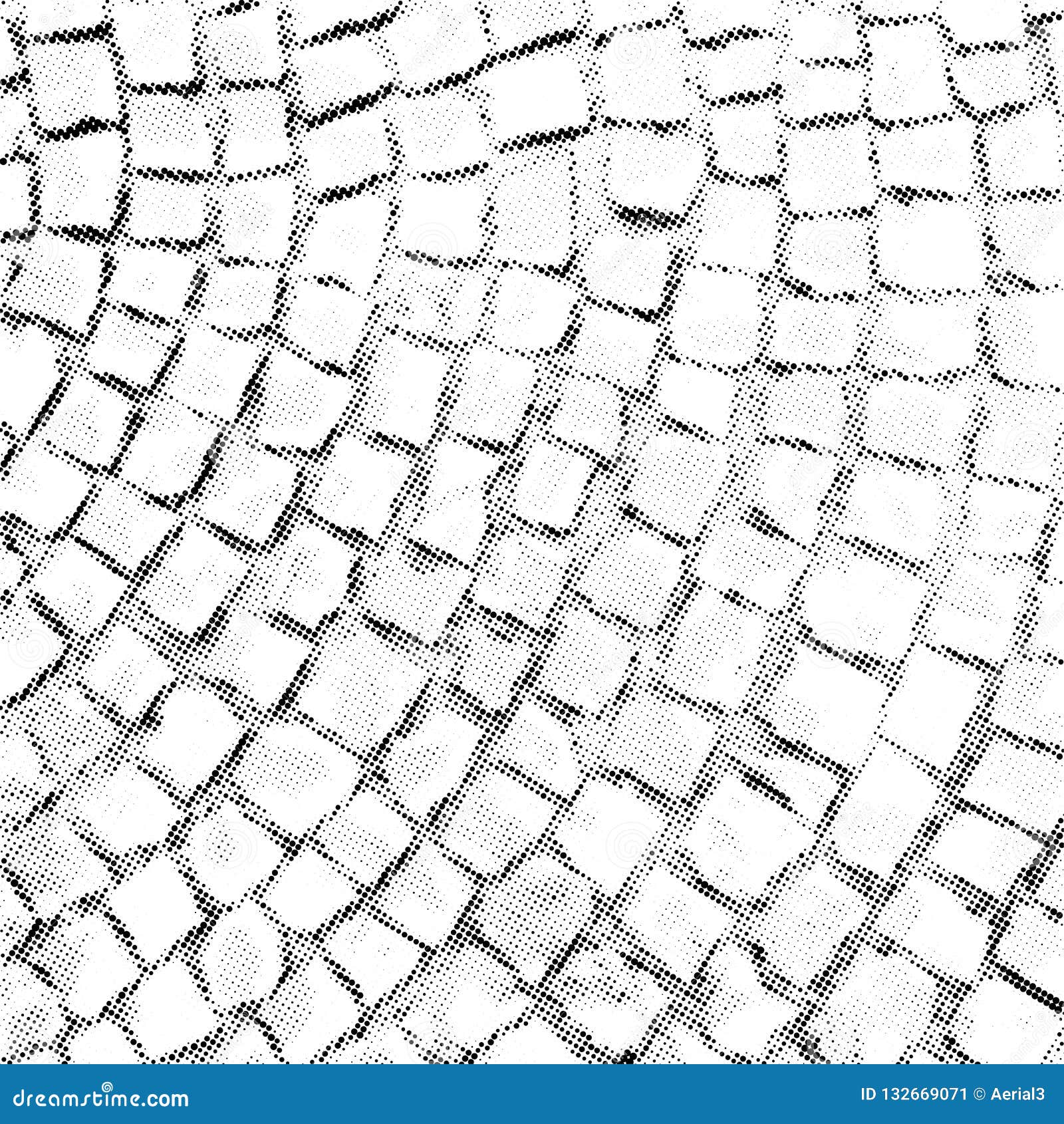 Paving Stone Pattern Vector Halftone Texture Overlay Stock Vector ...