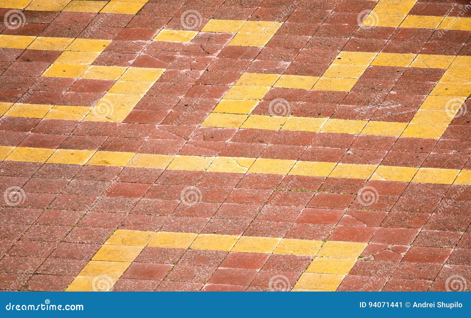 Paving Stone on the Road As a Background Stock Image - Image of block ...