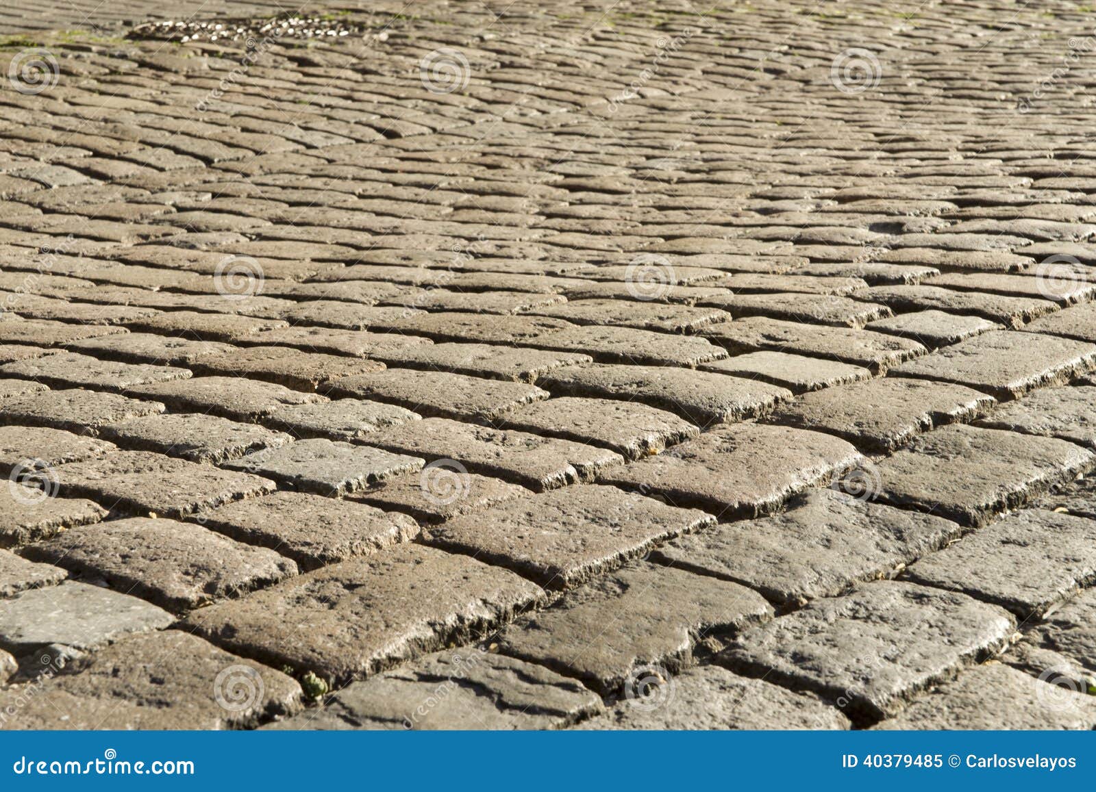 Paving Stone at Sunset Light Stock Image - Image of city, cobble: 40379485