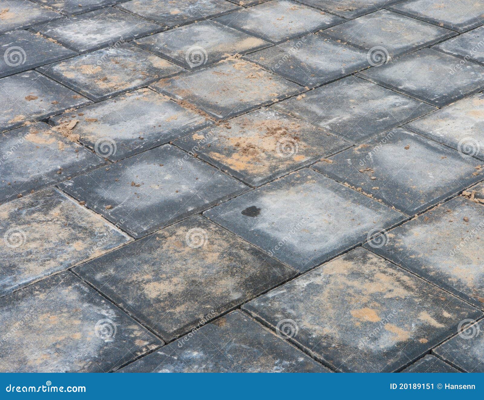 Paving a street stock image. Image of concrete, geometry - 20189151